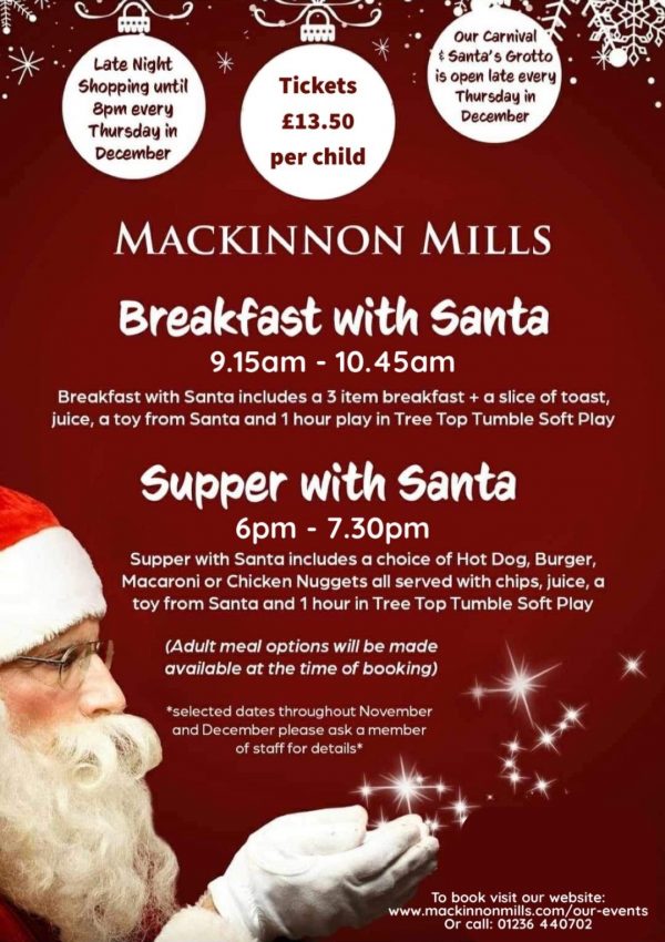 Breakfast with Santa – Mackinnon Mills